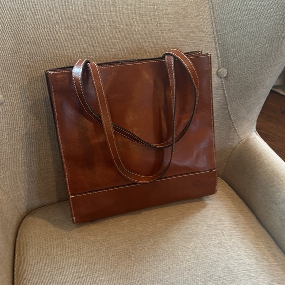 Patrick Nash | Bags | Patrick Nash Brown Leather Tote | Poshmark